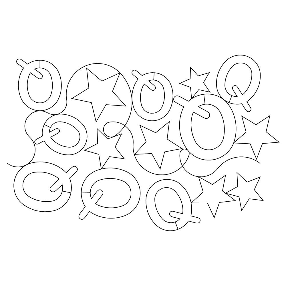 alpha star q e2e 001 - Edge to Edge Quilting Patterns